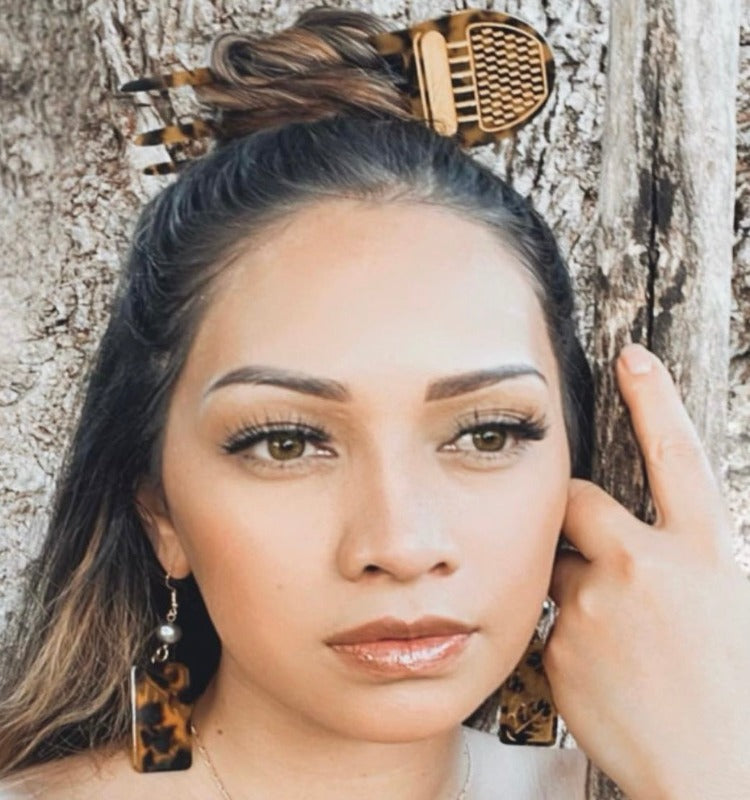 Faleo'o Style Turtle Shell Polynesian Beauty Hair Pick – PolynesianBnB
