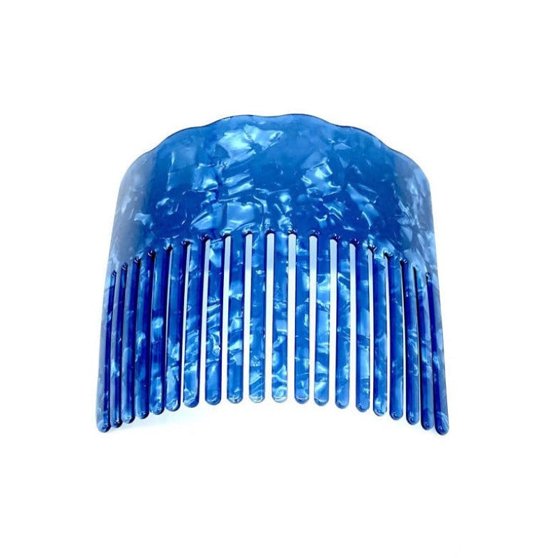 Faux turtle shell comb: BLUE. – PolynesianBnB