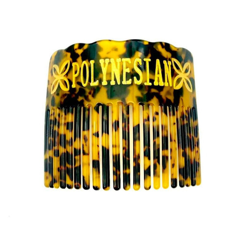 Polynesian turtle shell comb 8x12cm – PolyBnB